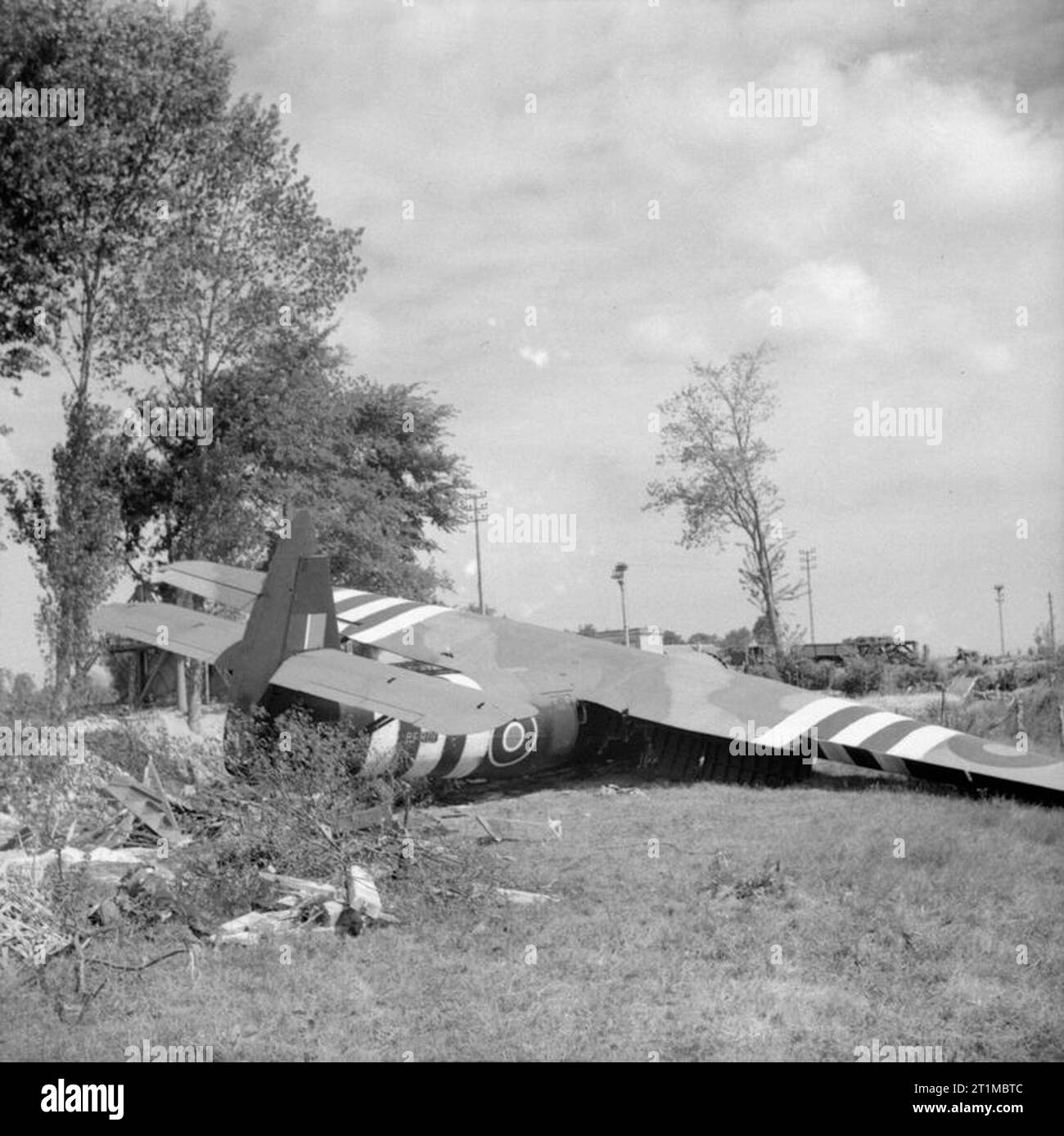 The British Army in the Normandy Campaign 1944 A Horsa glider near the ...