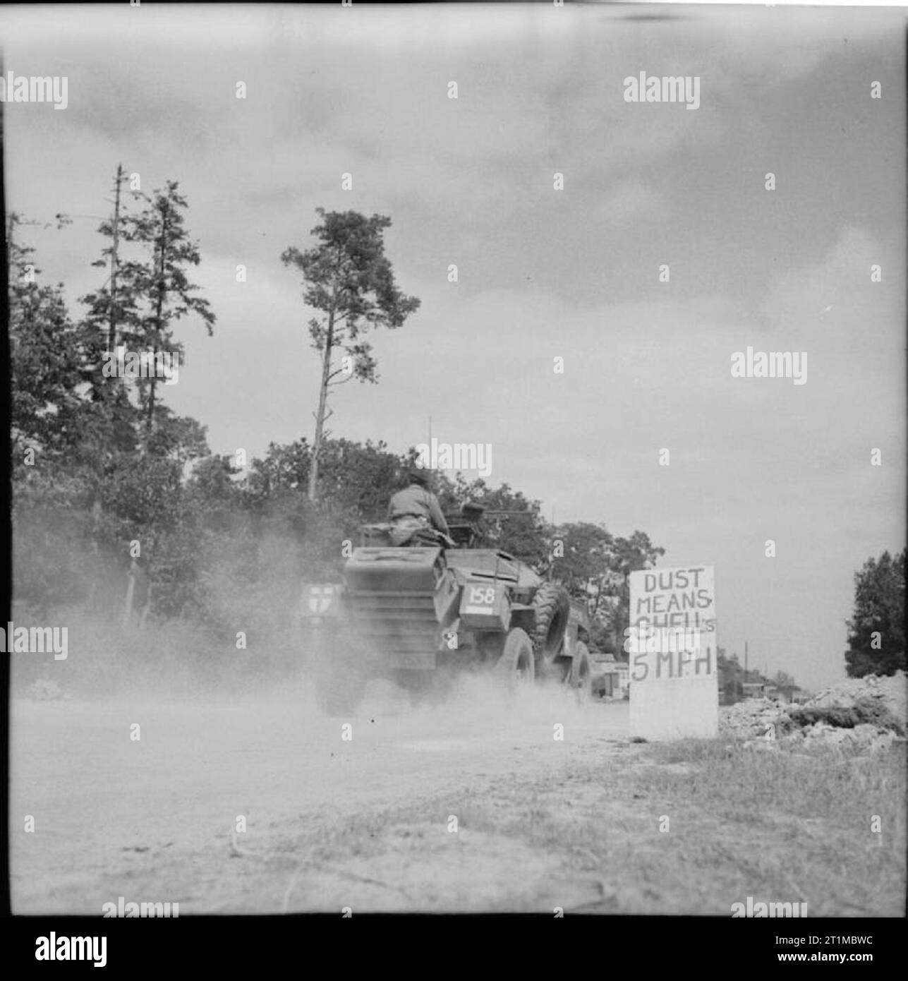 The British Army in the Normandy Campaign 1944 A Humber scout car ...
