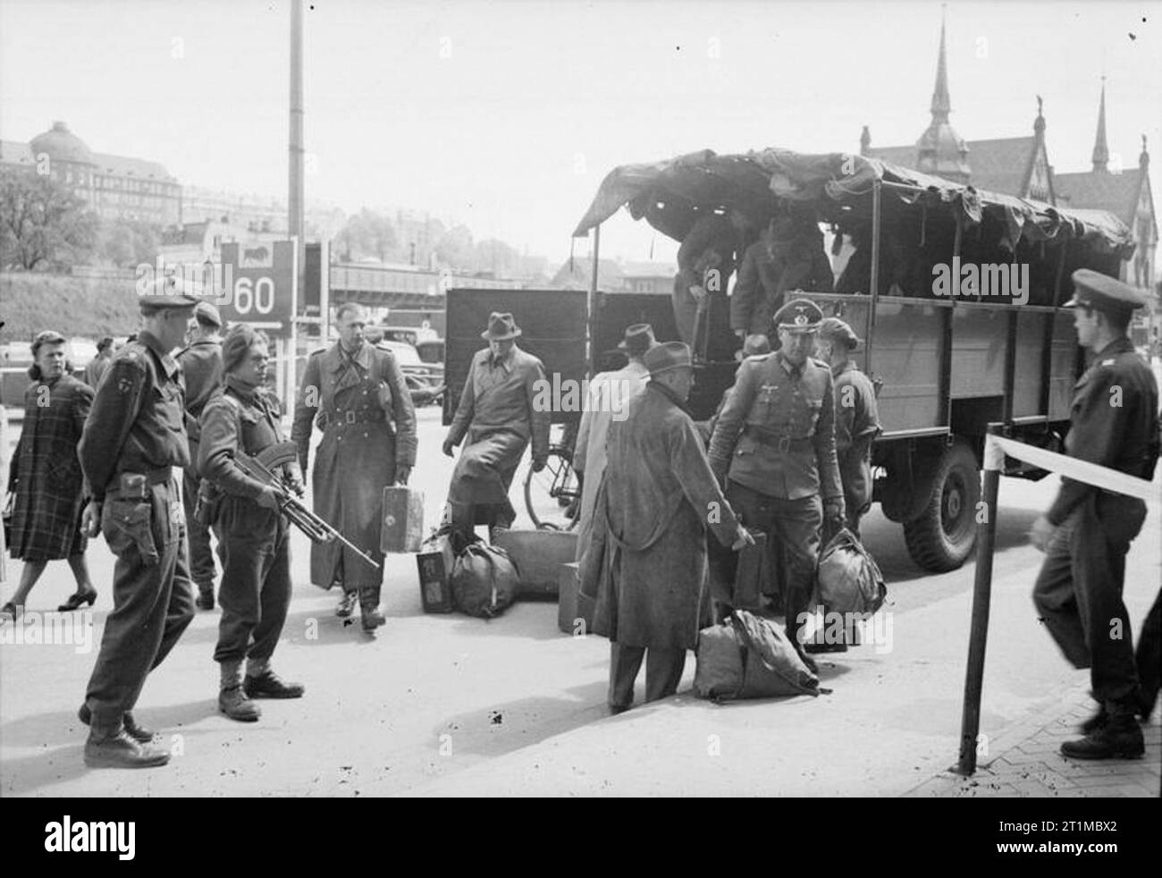 Germany Under Allied Occupation Nazi officers and officials arrive at ...