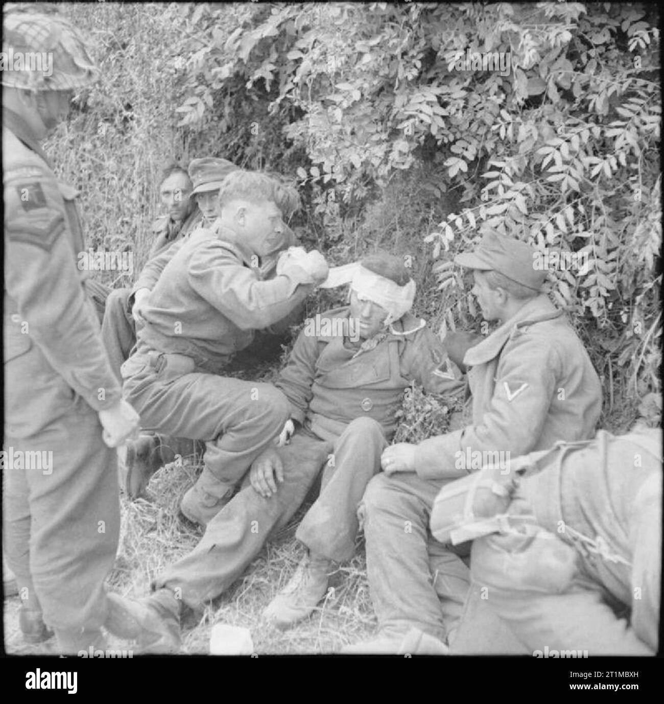 The British Army in the Normandy Campaign 1944 A stretcher bearer of ...