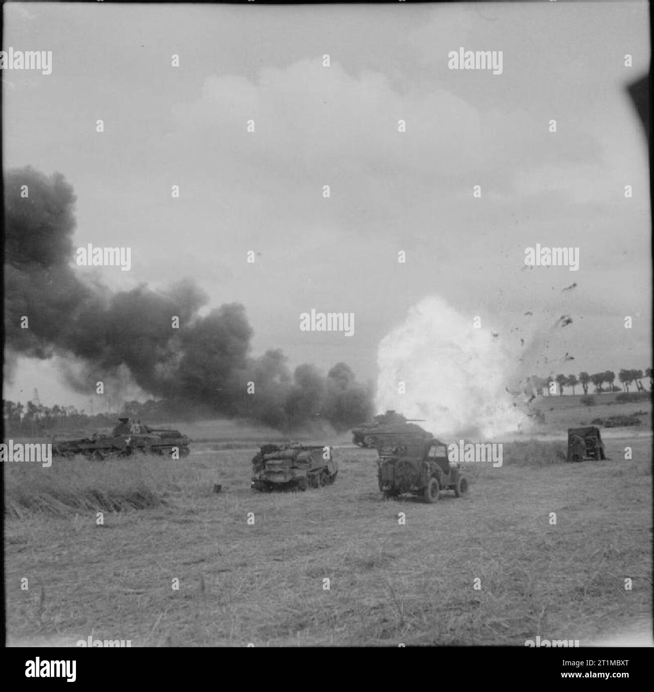 The British Army in the Normandy Campaign 1944 An ammunition lorry of ...
