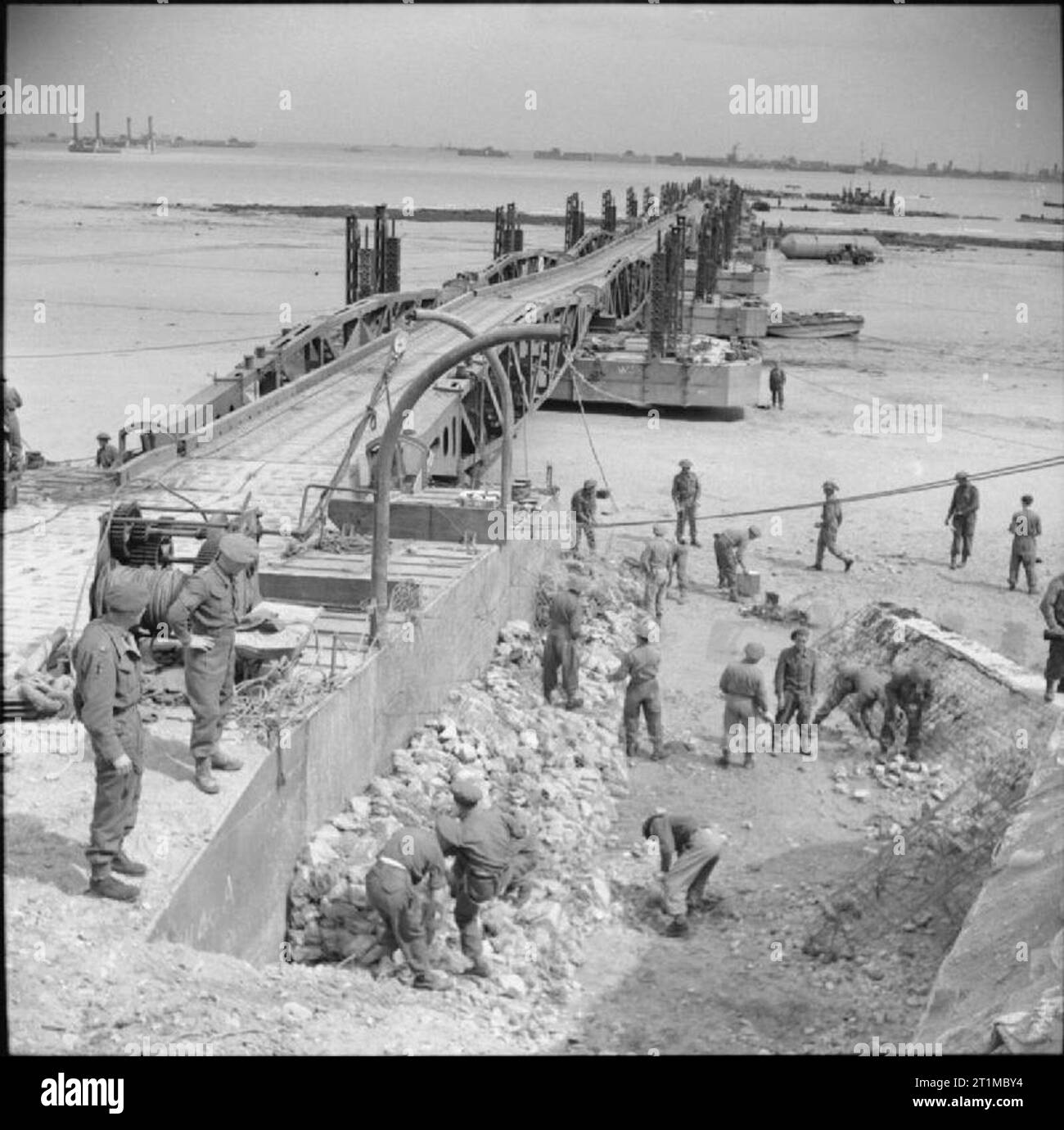 The British Army in the Normandy Campaign 1944 Engineers at work on the ...