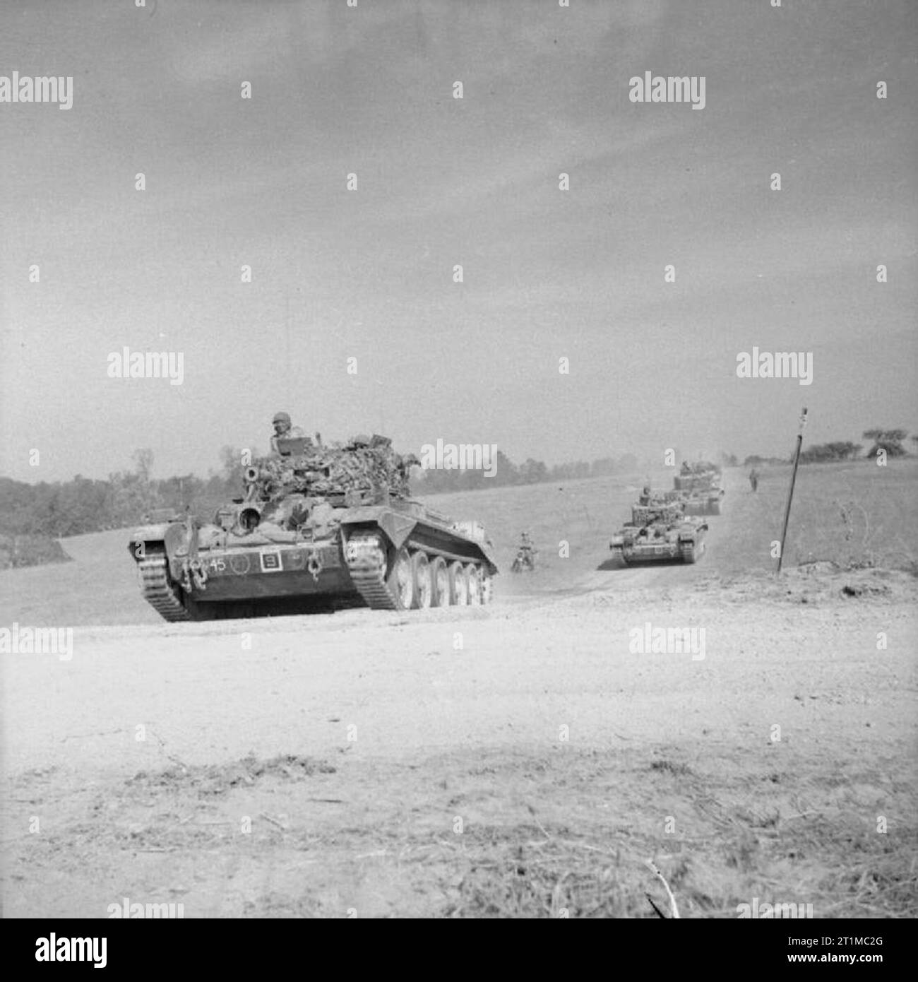 The British Army in the Normandy Campaign 1944 Cromwell tanks of 2nd ...
