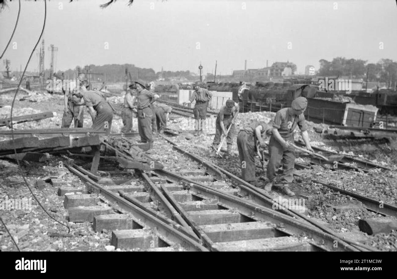 The British Army in the Normandy Campaign 1944 Royal Engineers help to ...