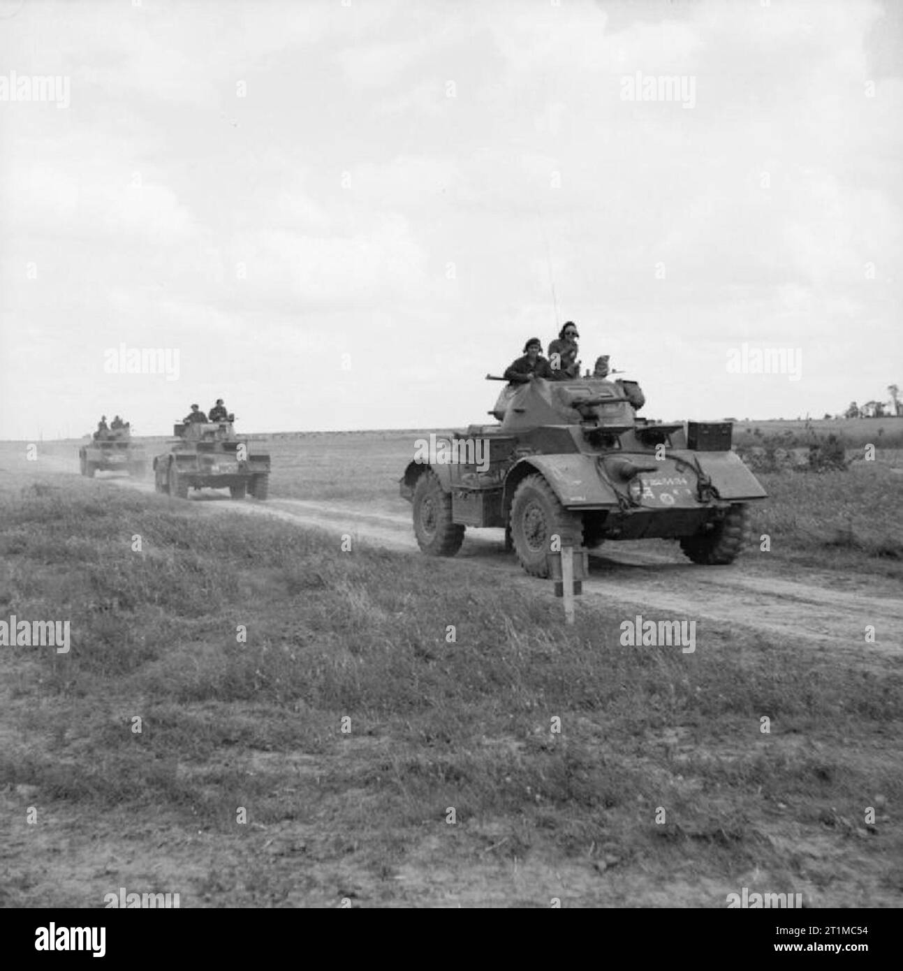 The British Army in the Normandy Campaign 1944 Staghound armoured cars ...