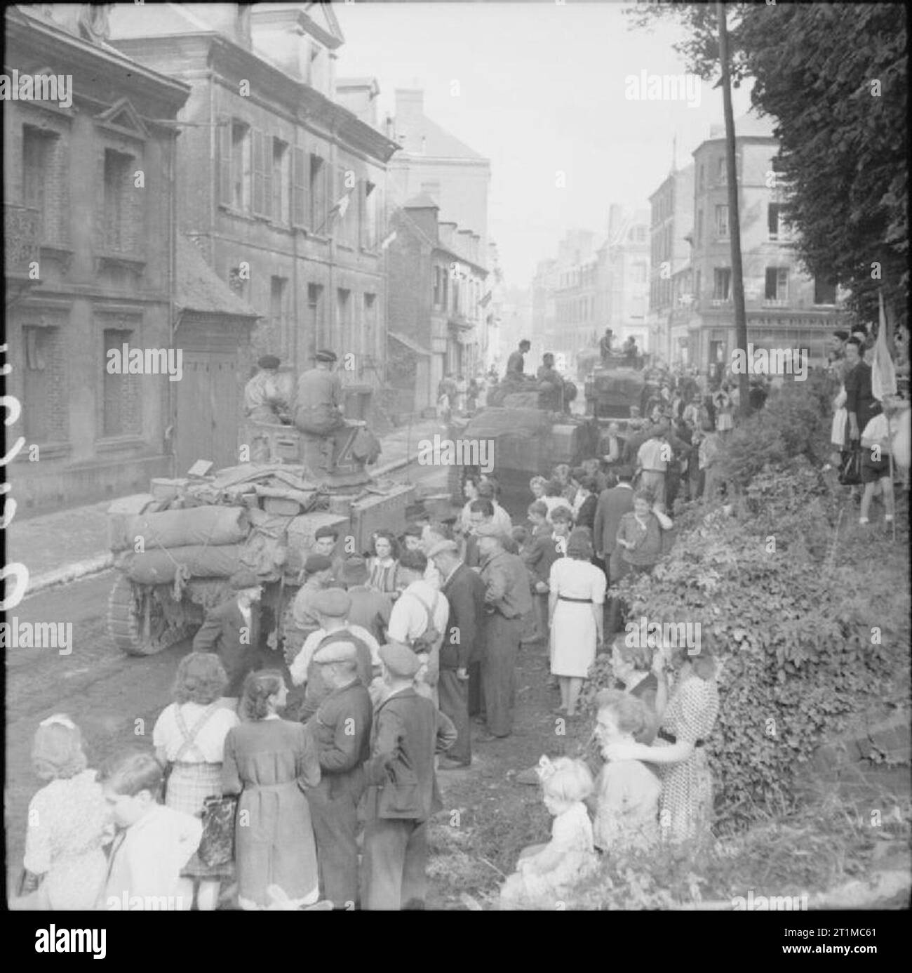 The British Army in the Normandy Campaign 1944 The inhabitants of Gace ...