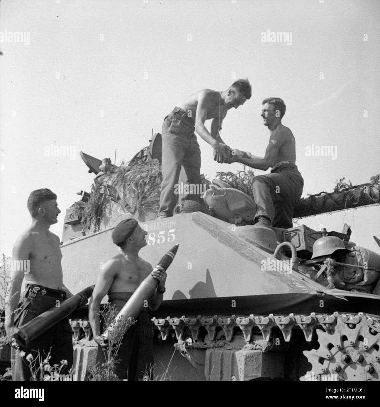 The British Army in the Normandy Campaign 1944 A Sherman Firefly crew ...