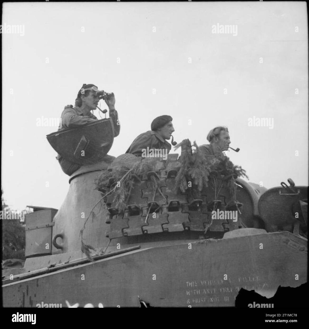 The British Army in the Normandy Campaign 1944 A Sherman tank crew ...