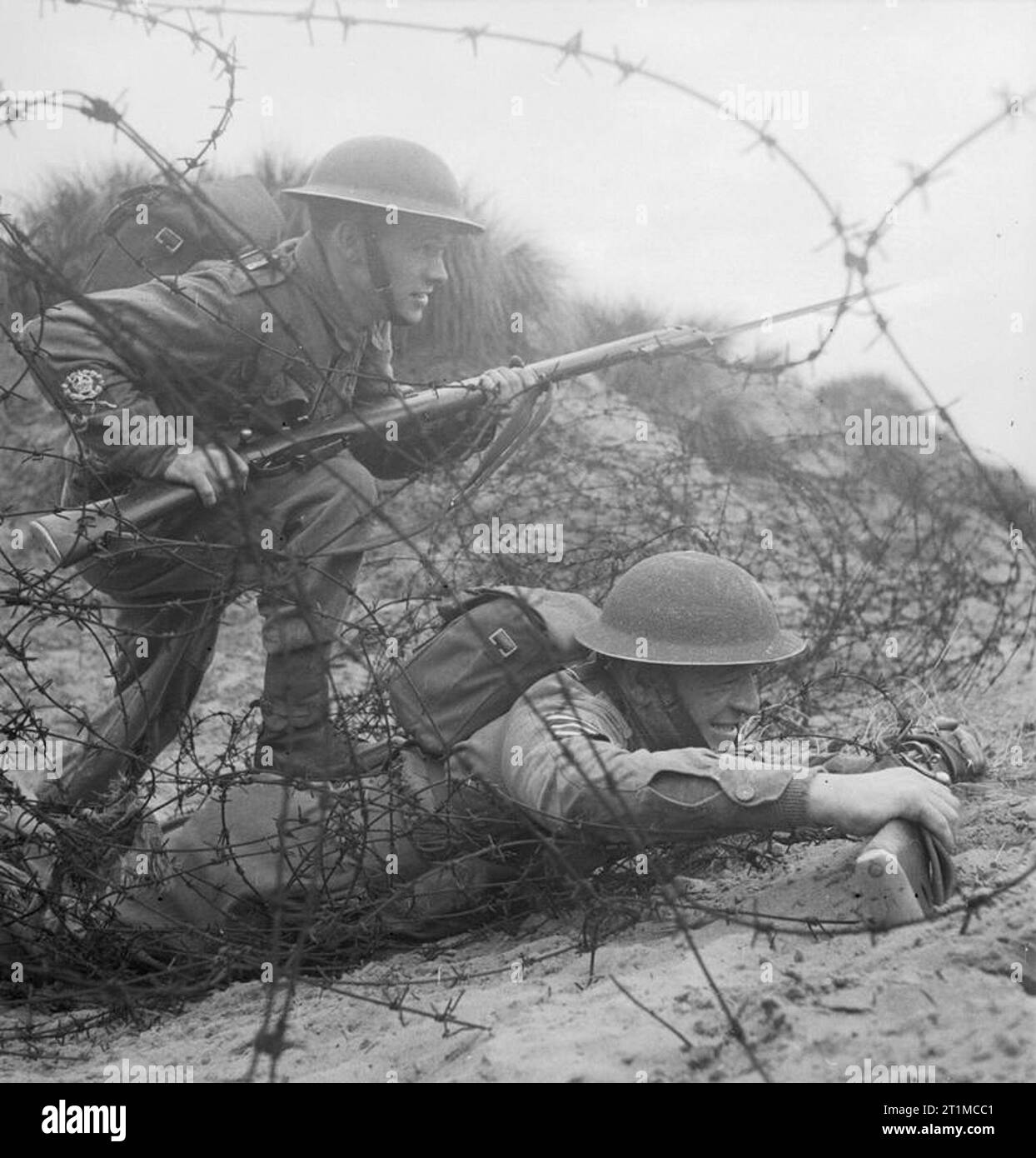 The British Army in the United Kingdom 1939-1945 Troops crossing a ...