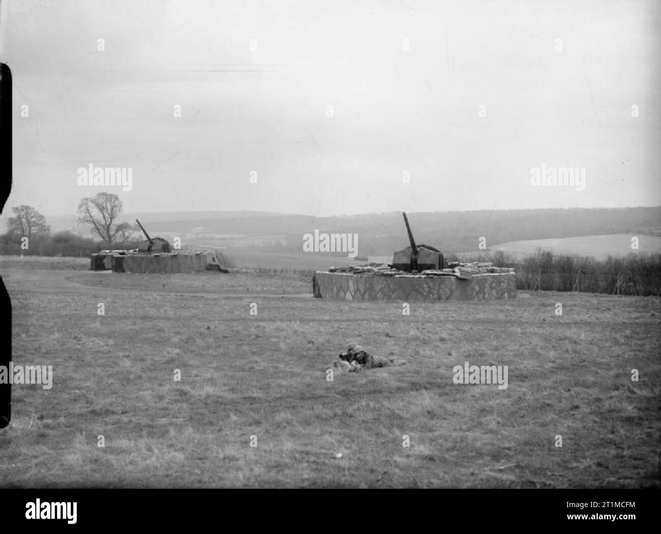 The British Army in the United Kingdom 1939-45 4.5-inch guns of 207th ...