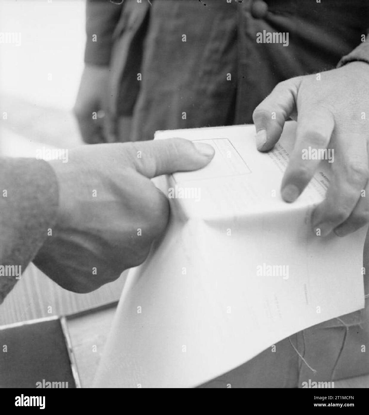 Germany Under Allied Occupation A German soldier at No.14 Disbandment ...