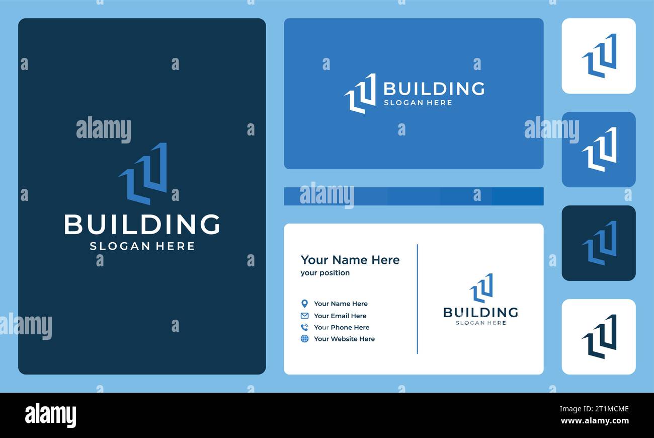 Architectural building logo design template graphic vector illustration ...