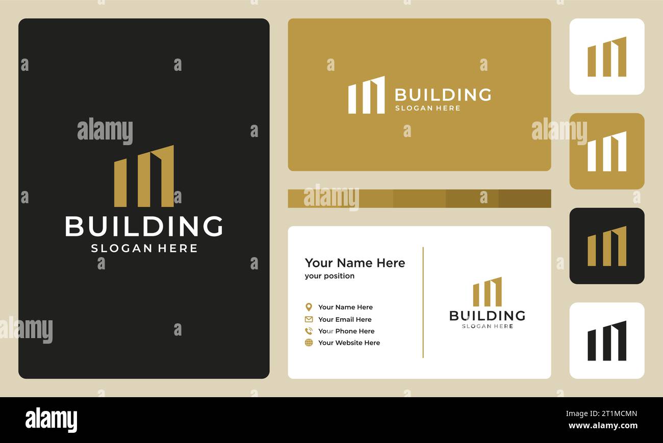 Architectural building logo design template graphic vector illustration ...