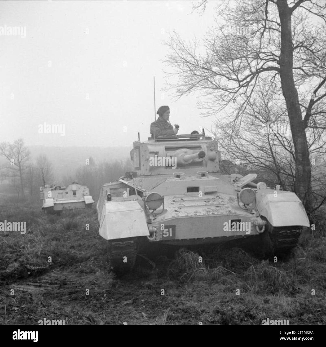 The British Army in the United Kingdom 1939-45 Valentine tank and ...