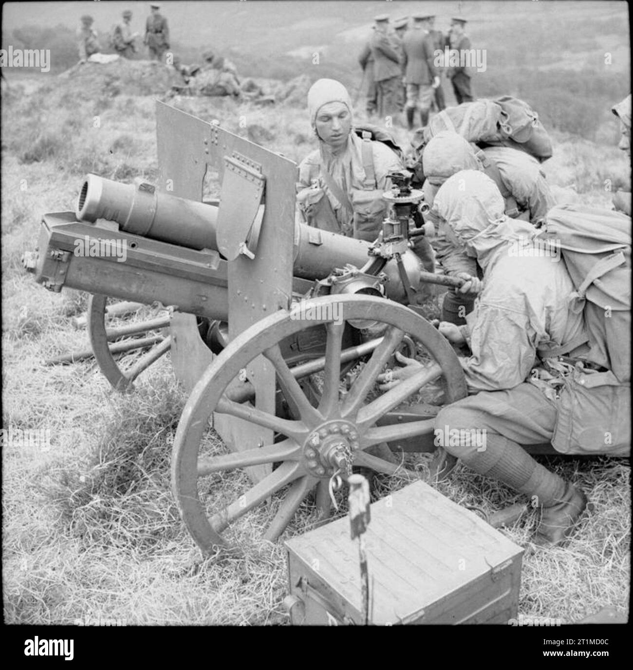 The British Army in the United Kingdom 1939-45 3.7-inch mountain ...