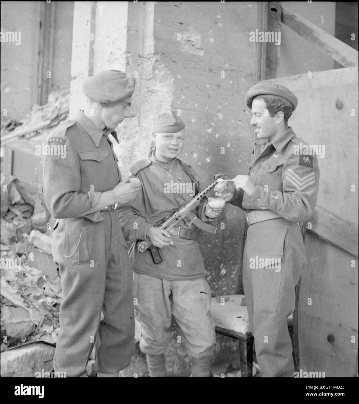 Germany Under Allied Occupation Sergeant R S Baker of the Army Film ...