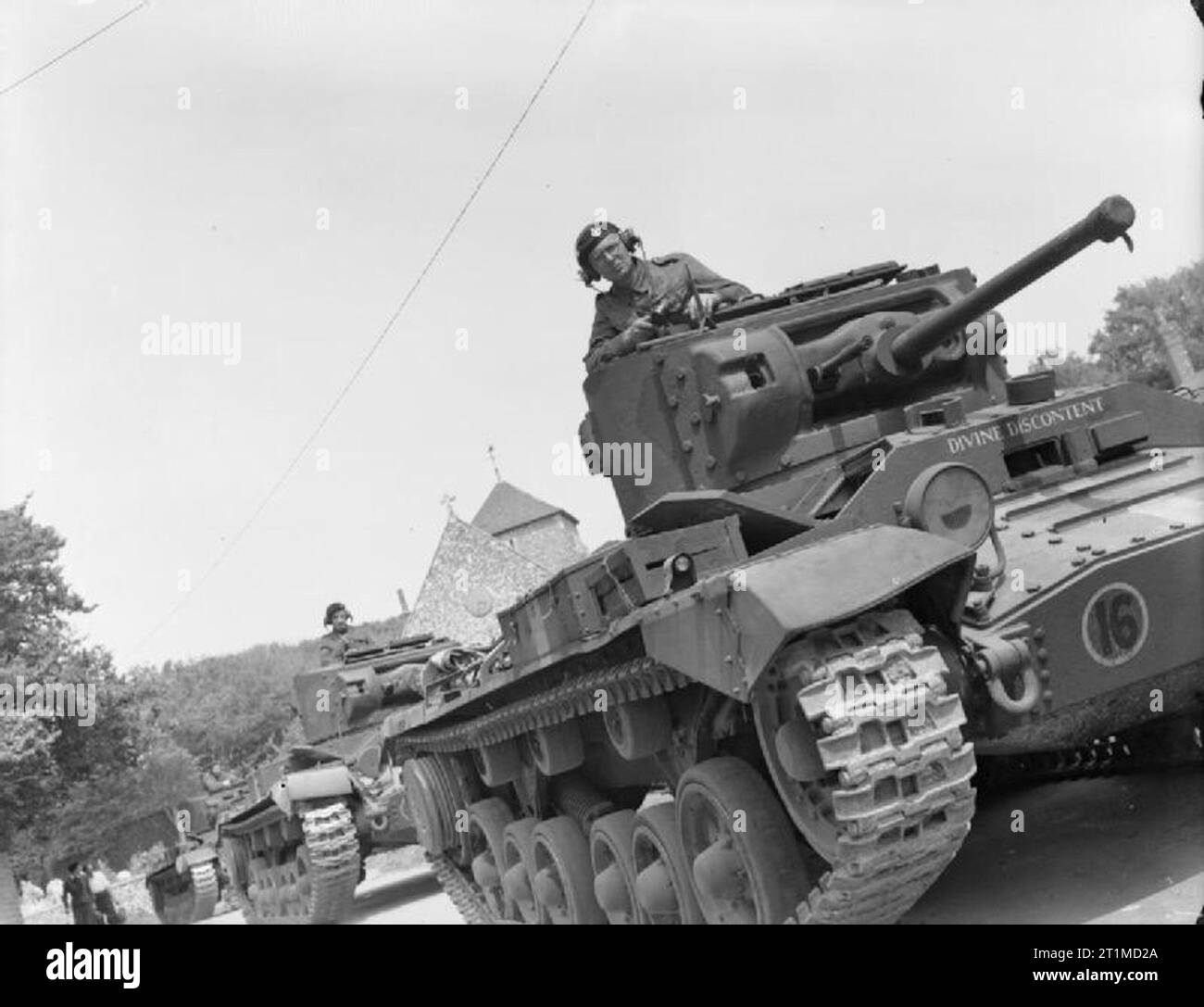 The British Army in the United Kingdom 1939-45 Valentine tanks of 29th ...