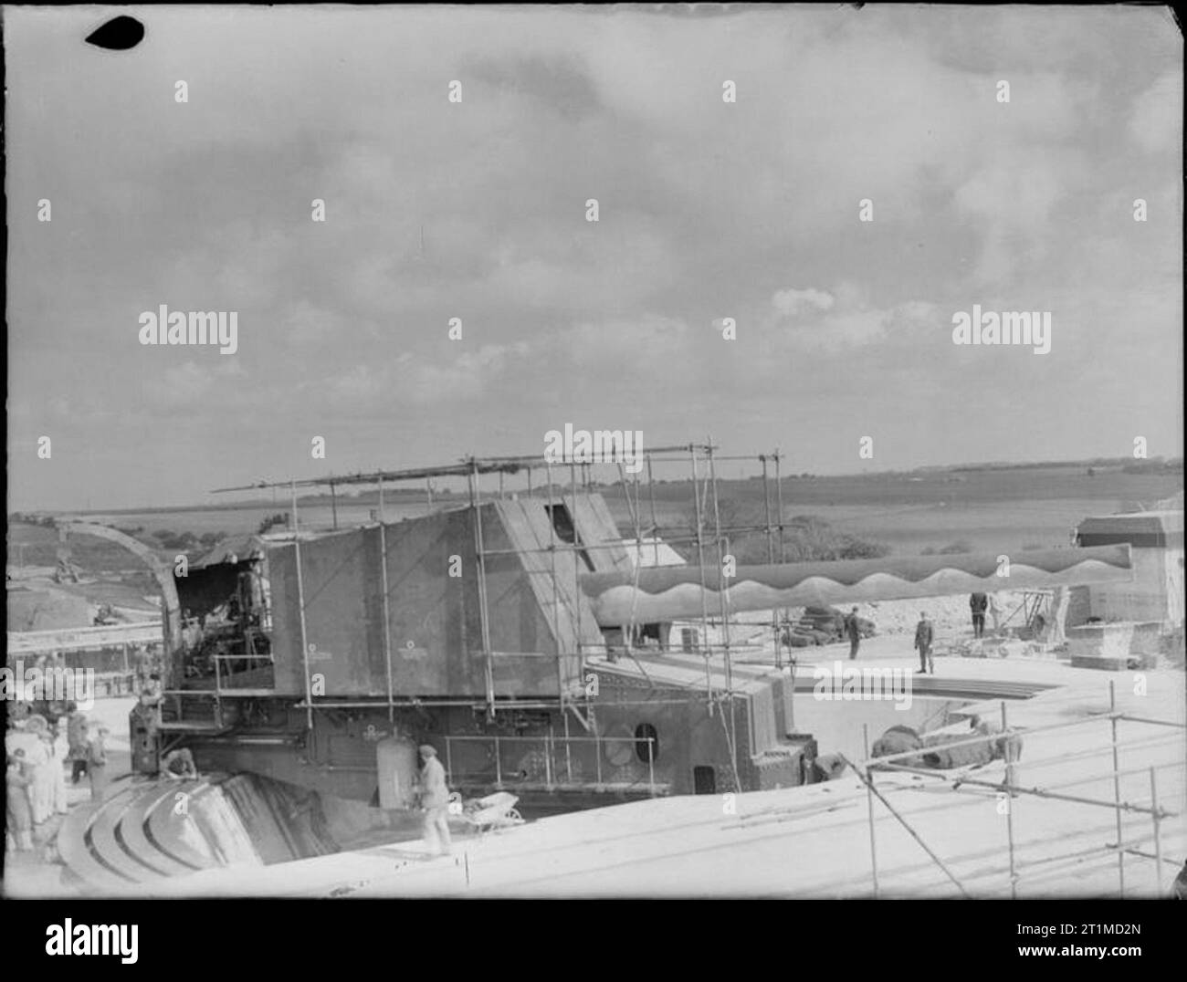 The British Army in the United Kingdom 1939-45 15-inch coastal gun of ...