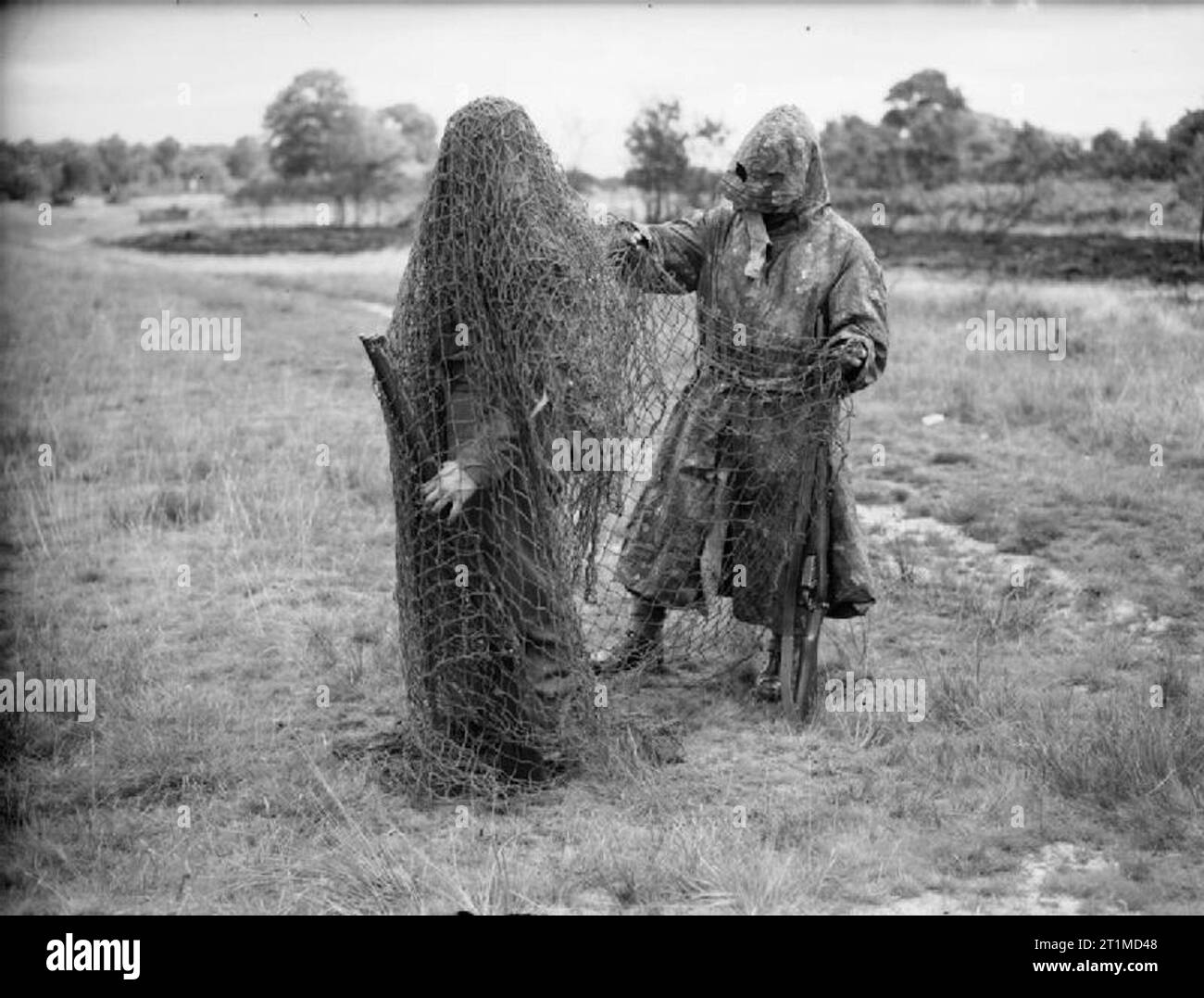 The British Army in the United Kingdom 1939-45 Two Lovat Scouts wearing ...