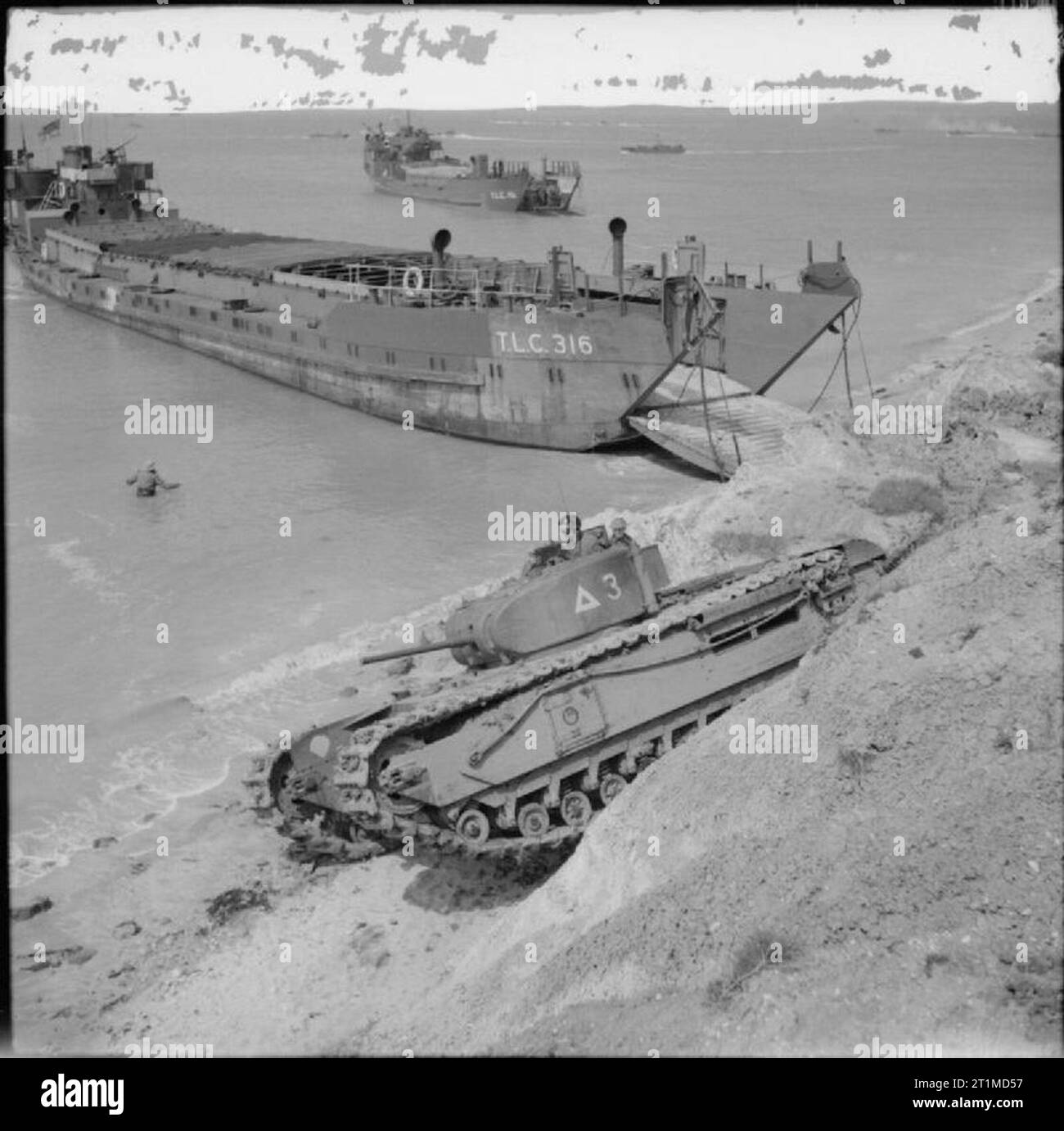 The British Army in the United Kingdom 1939-45 A Churchill tank ...