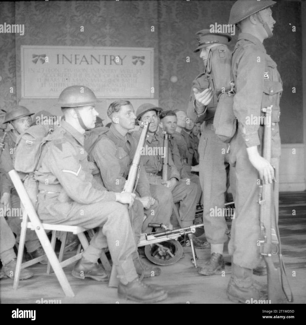 The British Army in the United Kingdom 1939-45 An instructor lectures ...