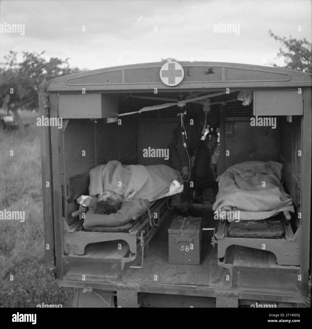 Blood transfusion world war Black and White Stock Photos & Images - Alamy