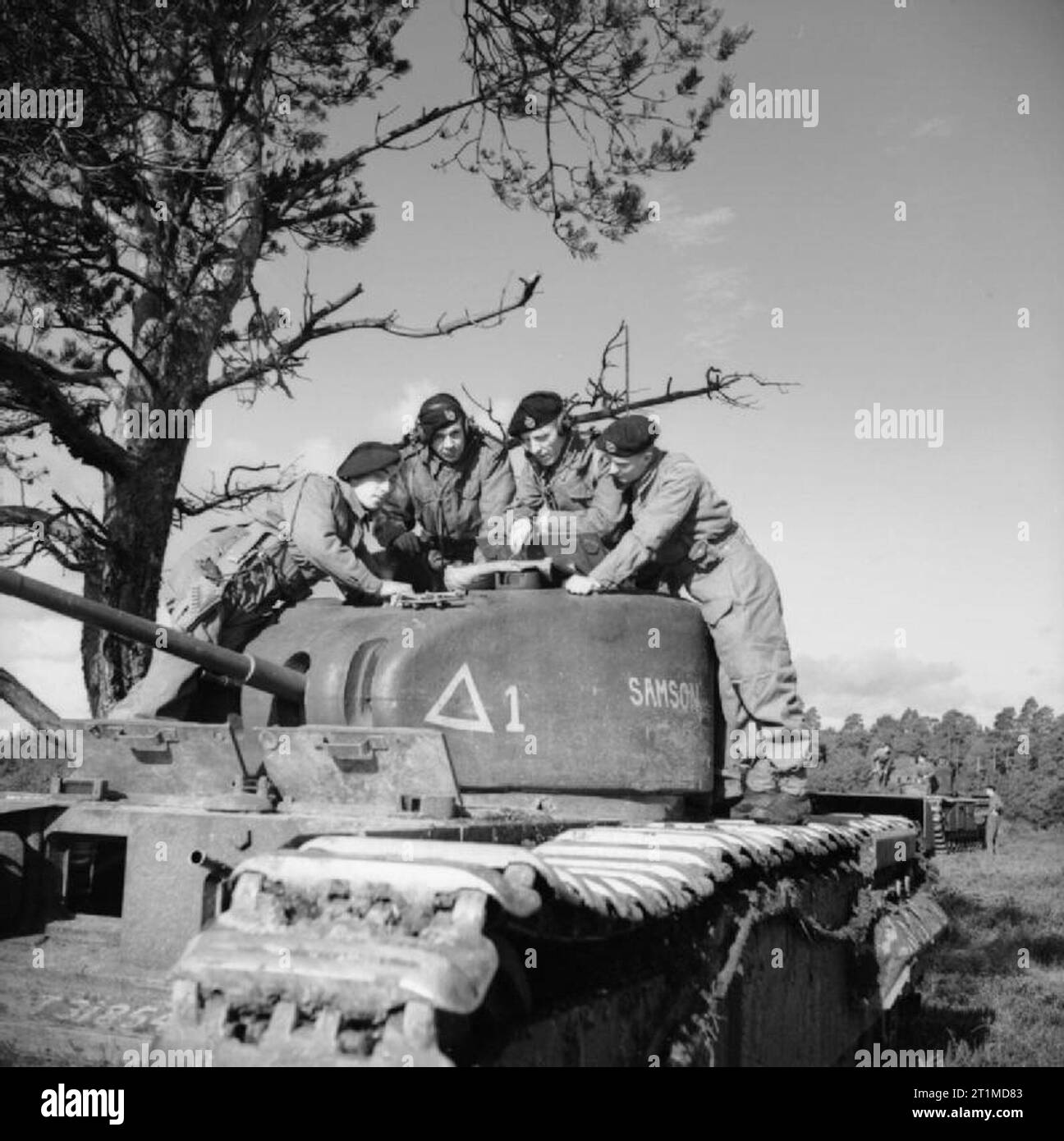 The British Army in the United Kingdom 1939-45 The crew of a Churchill ...