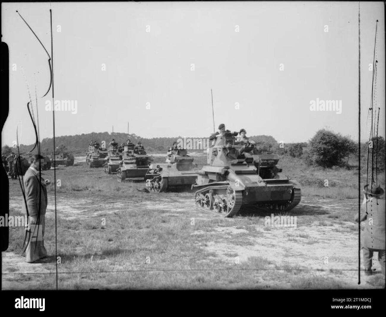 The British Army in the United Kingdom 1939-45 Light Tank Mk VIBs, and ...