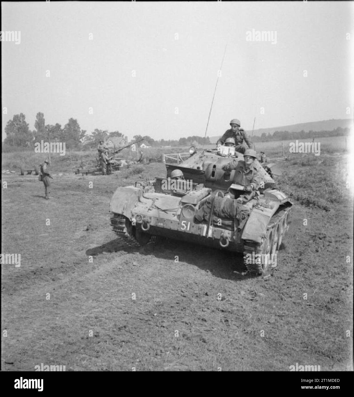 The British Army in the United Kingdom 1939-45 Covenanter tank during ...