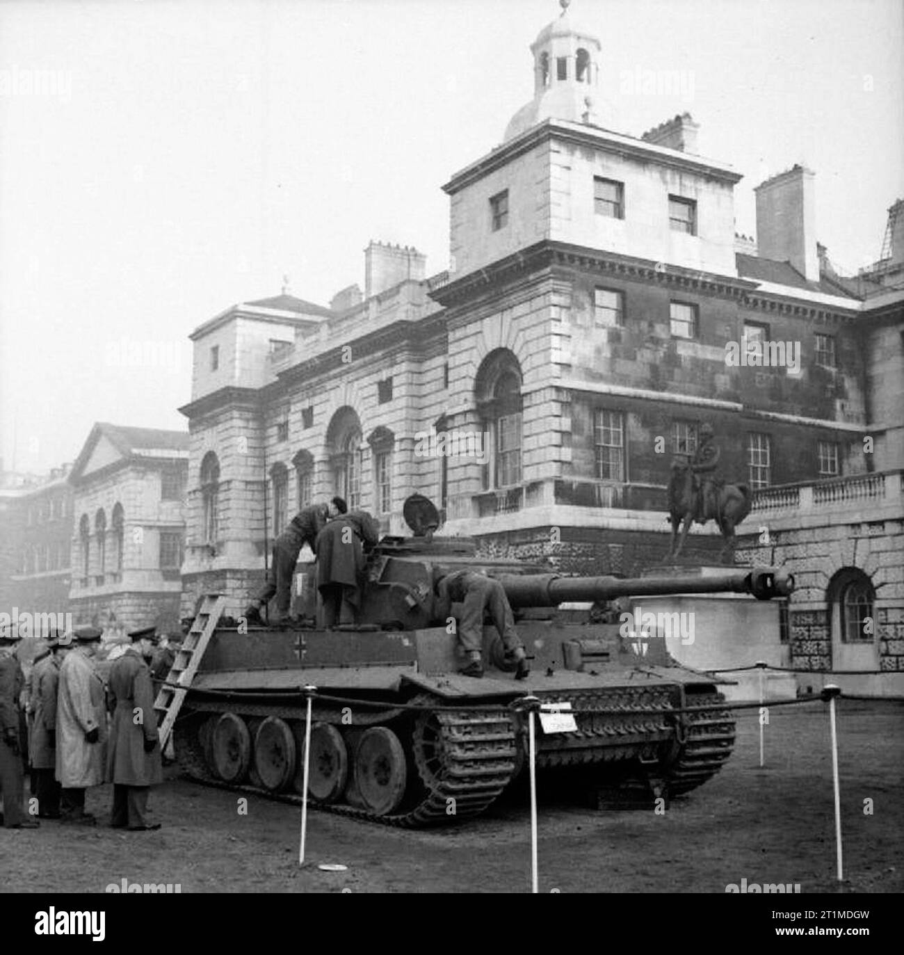 The British Army in the United Kingdom 1939-45 German Tiger I tank ...