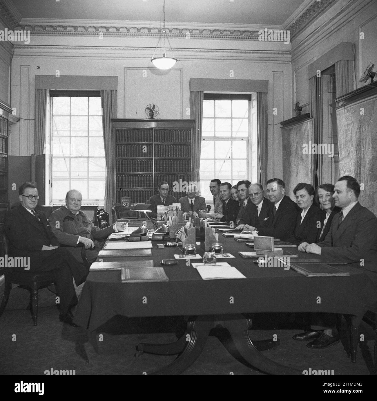 10 may 1940 churchill Black and White Stock Photos & Images - Alamy