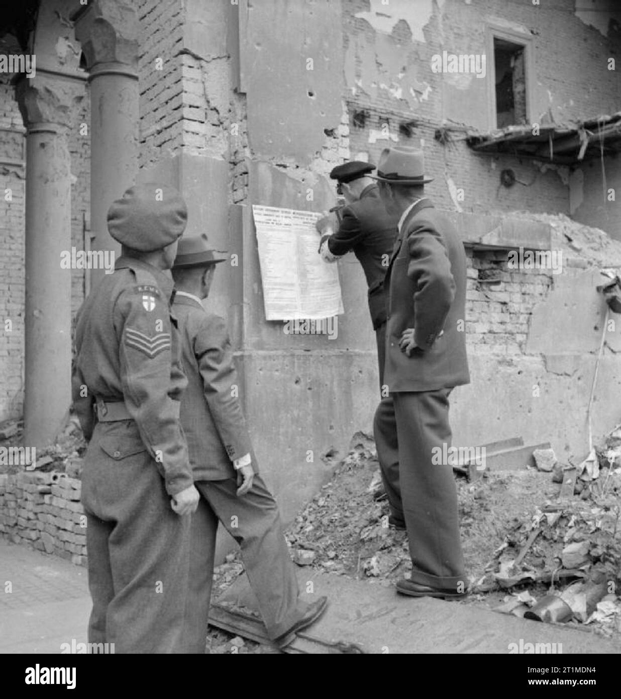 Germany Under Allied Occupation Shortly after the arrival of British ...