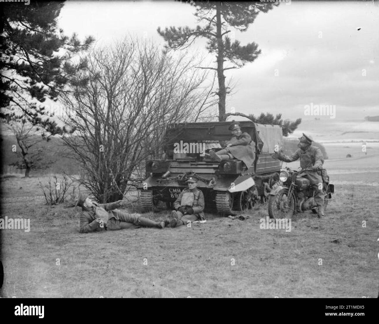 The British Army in the United Kingdom 1939-45 Dragon machine-gun ...