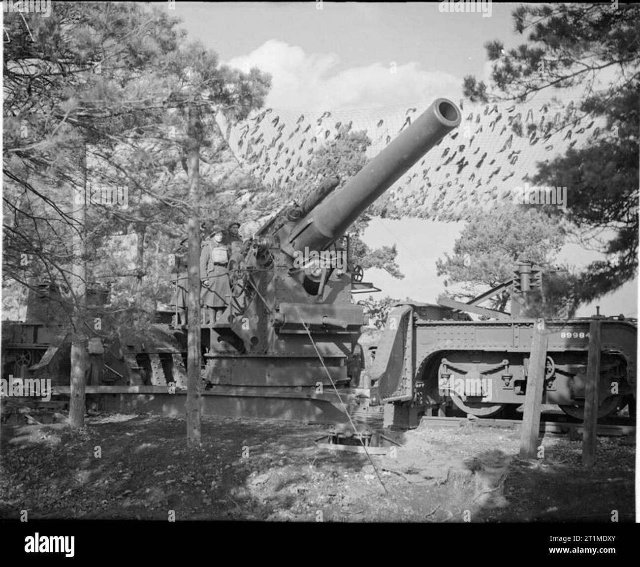 The British Army in the United Kingdom 1939-45 12-inch railway howitzer ...