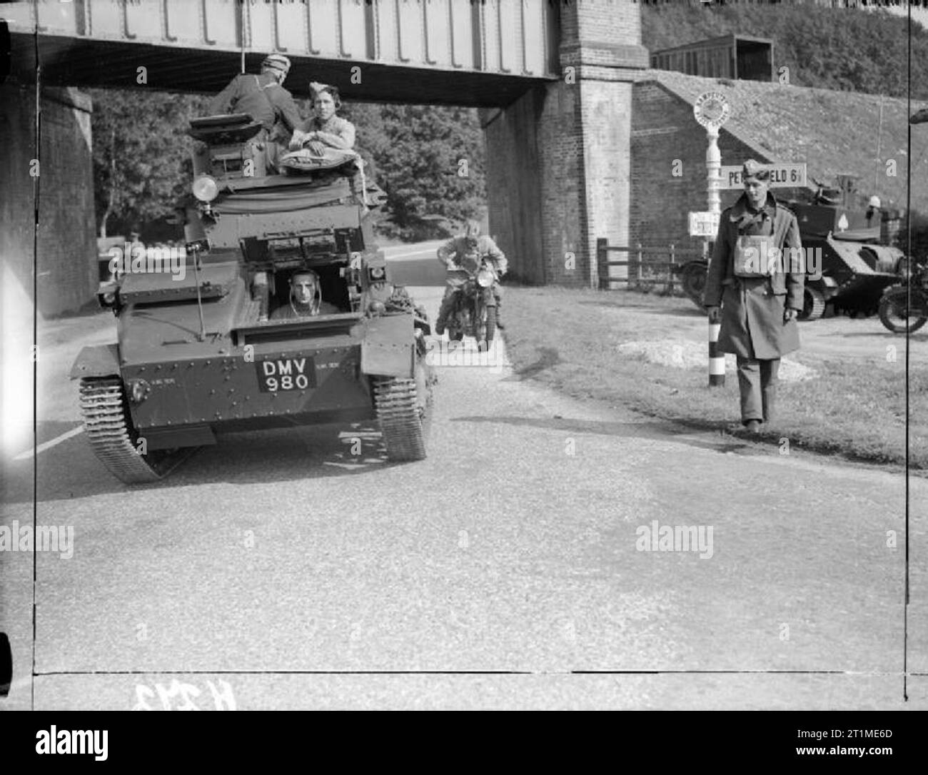 The British Army in the United Kingdom Light Tank Mk VI of the Royal ...