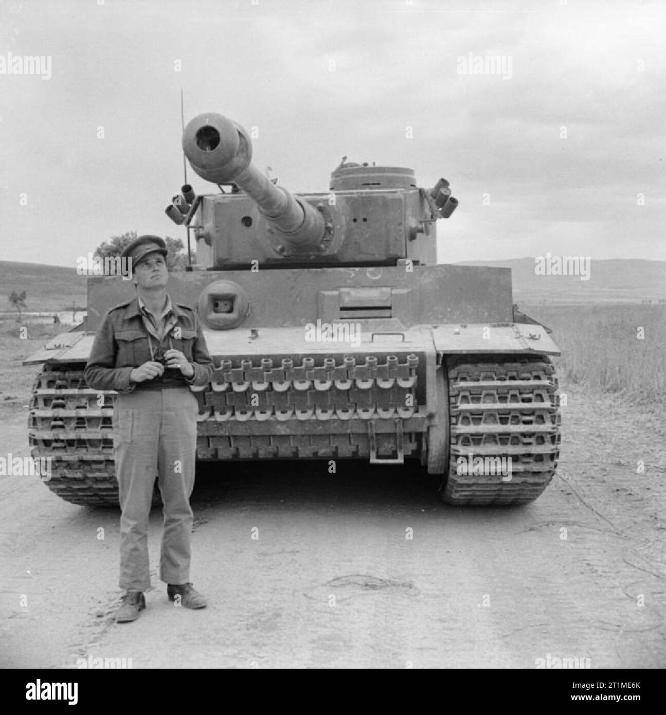 The British Army in Tunisia 1943 A captured German Tiger I tank, 18 May ...