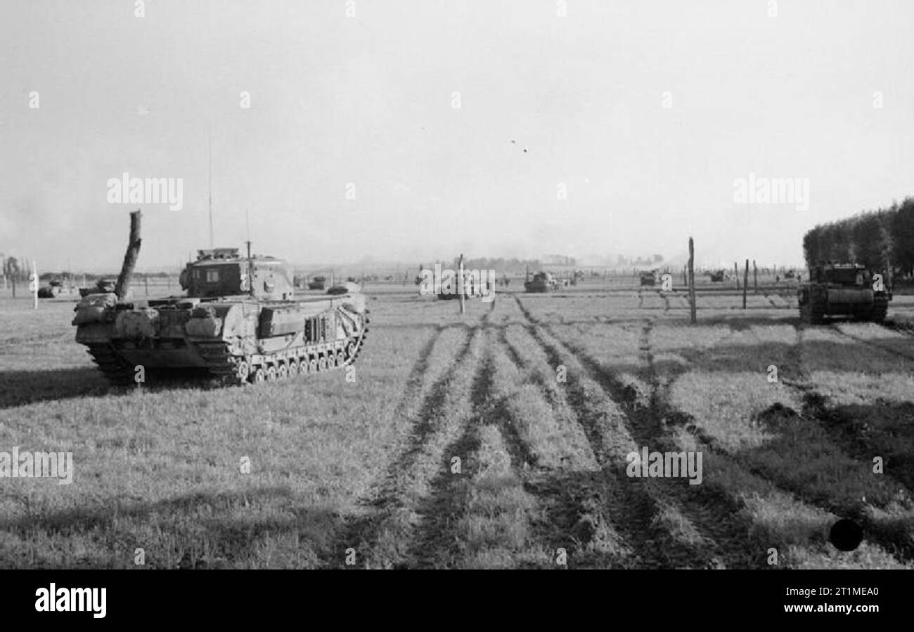 British Tanks and Afvs in Nw Europe 1944-45 Churchill tanks of 7th ...