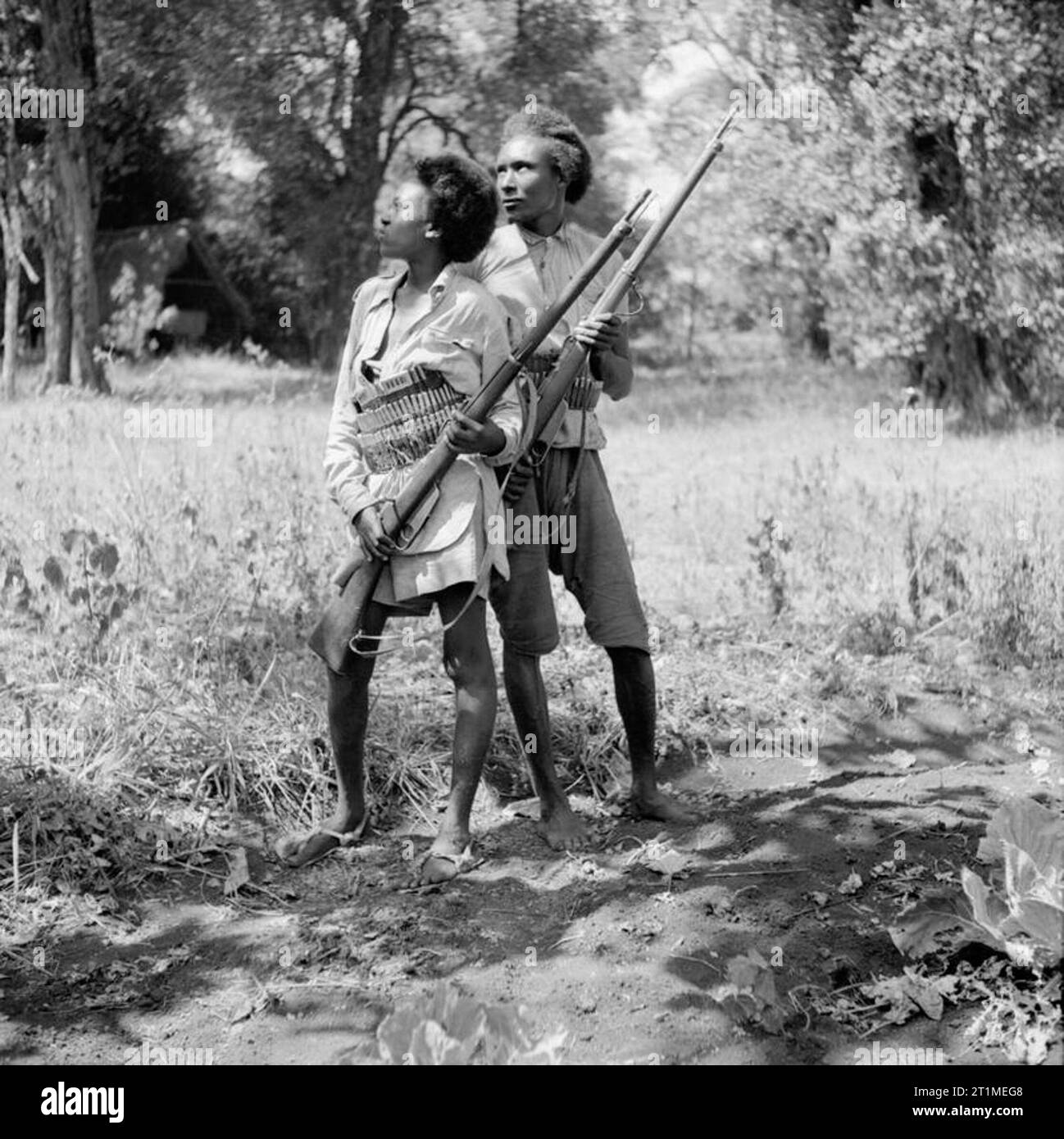 The Campaign in East Africa 1941 Two members of the 'Shitfa ...