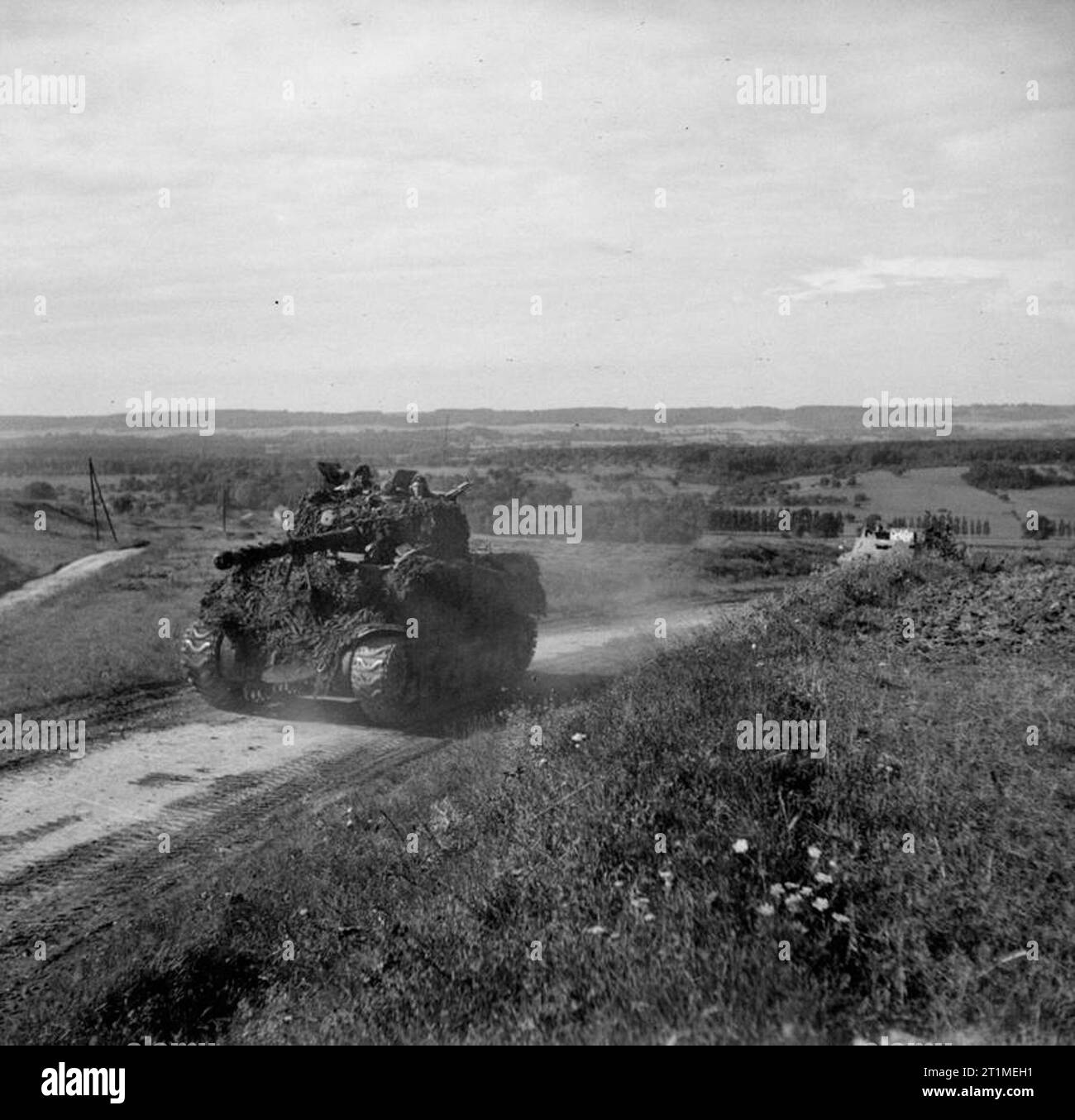 British Tanks and Afvs in Nw Europe 1944-45 Sherman Firefly Stock Photo ...