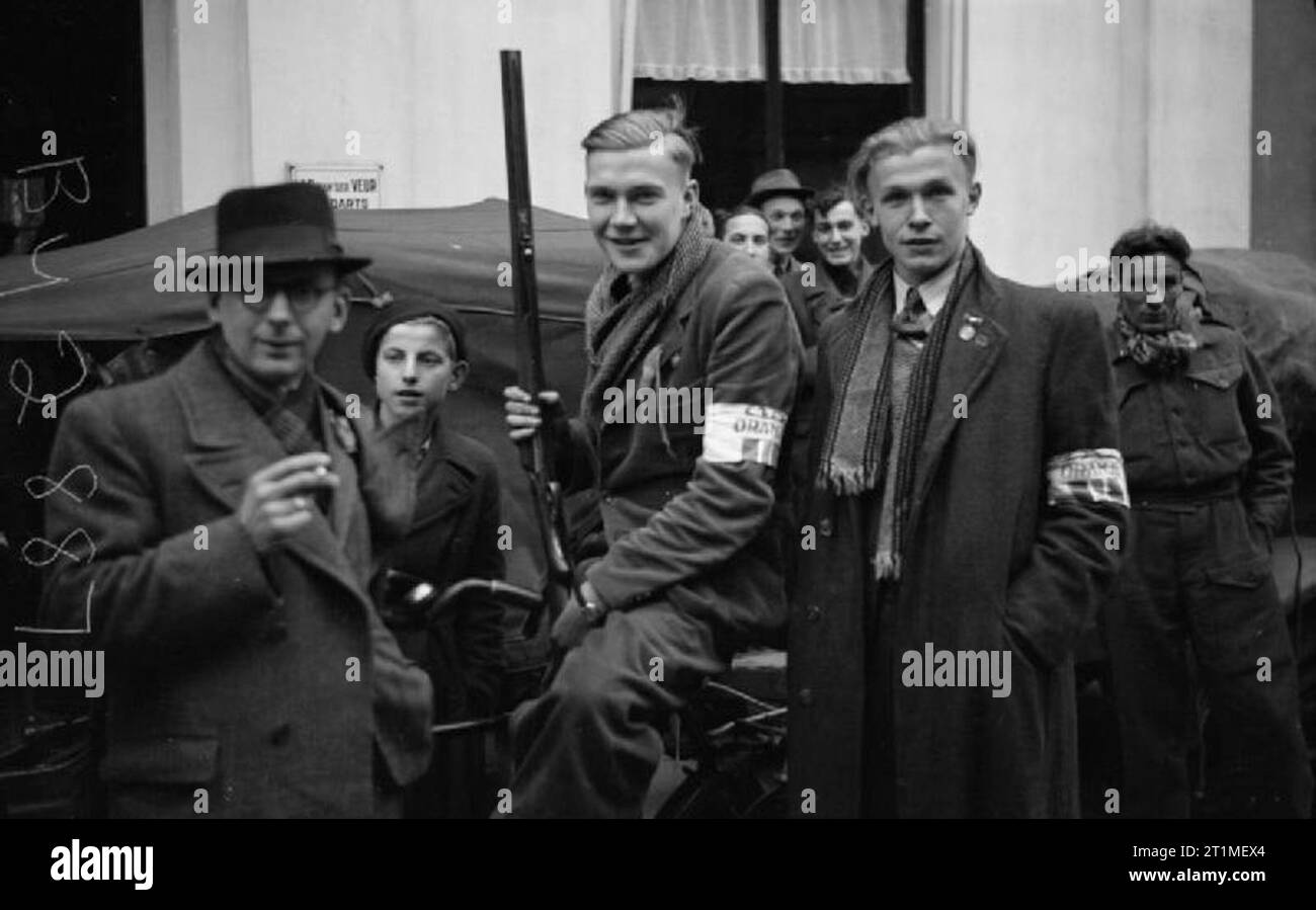 The Campaign in North West Europe 1944-45 Dutch resistance fighters in ...