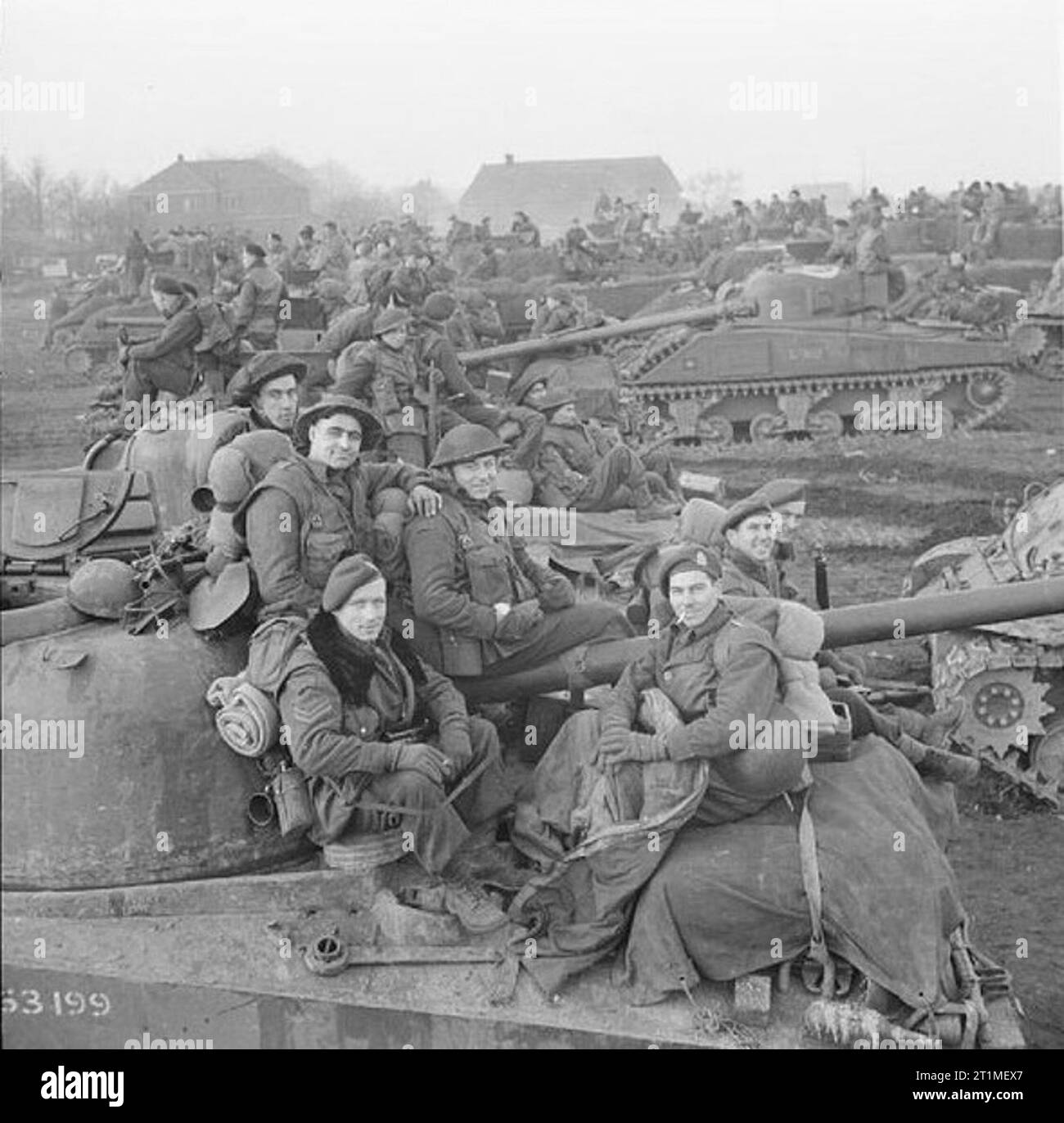 The Campaign in North-west Europe 1944-45 Sherman tanks of 10th ...