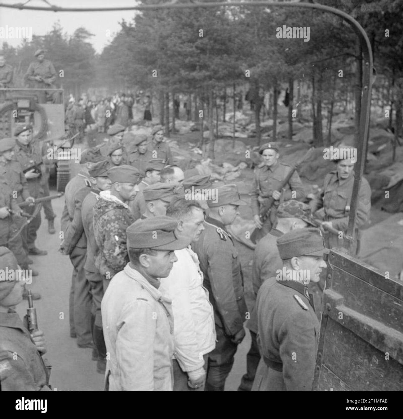 The Liberation of Bergen-belsen Concentration Camp, April 1945 German ...