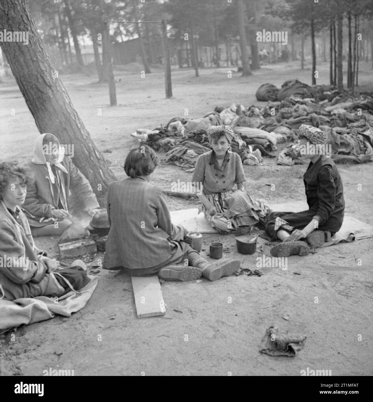 The Liberation of Bergen-belsen Concentration Camp, April 1945 Women ...