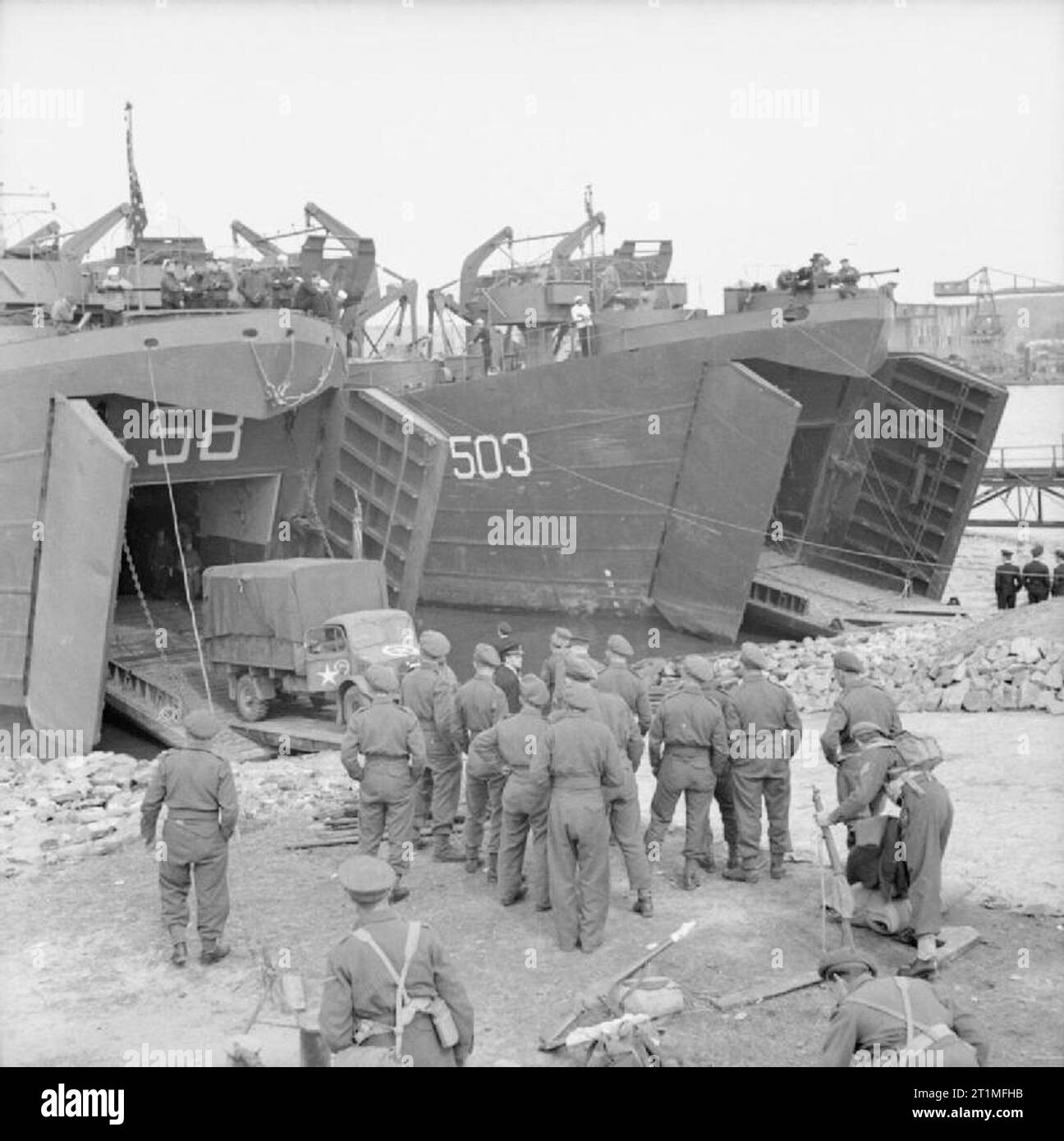 The Liberation of Norway Operation Apostle: British troops watching ...