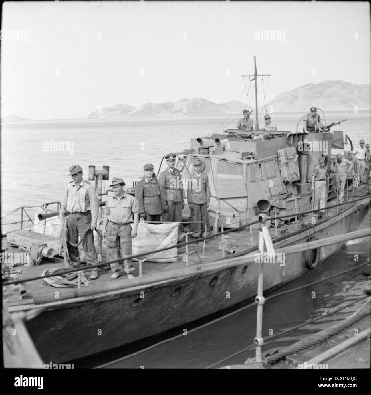 The Liberation of Rhodes, 1945 Major General Wagner, Commander of ...