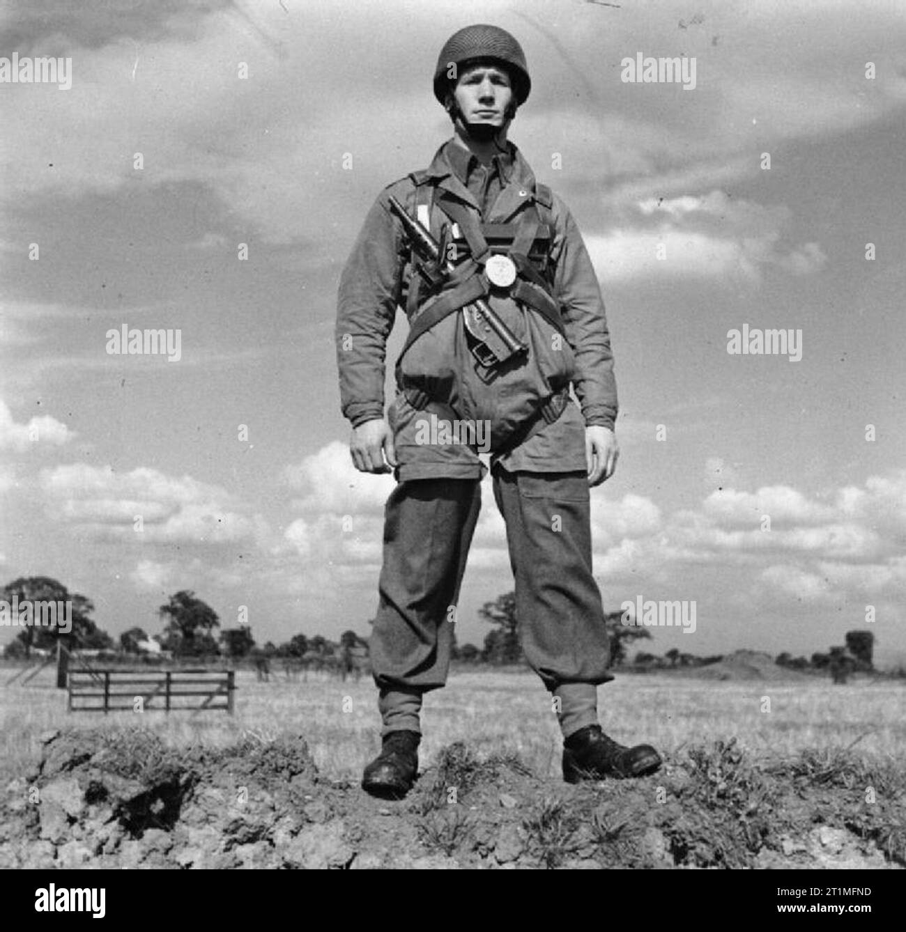 The Parachute Regiment in Training, Ringway, August 1942 A paratrooper ...