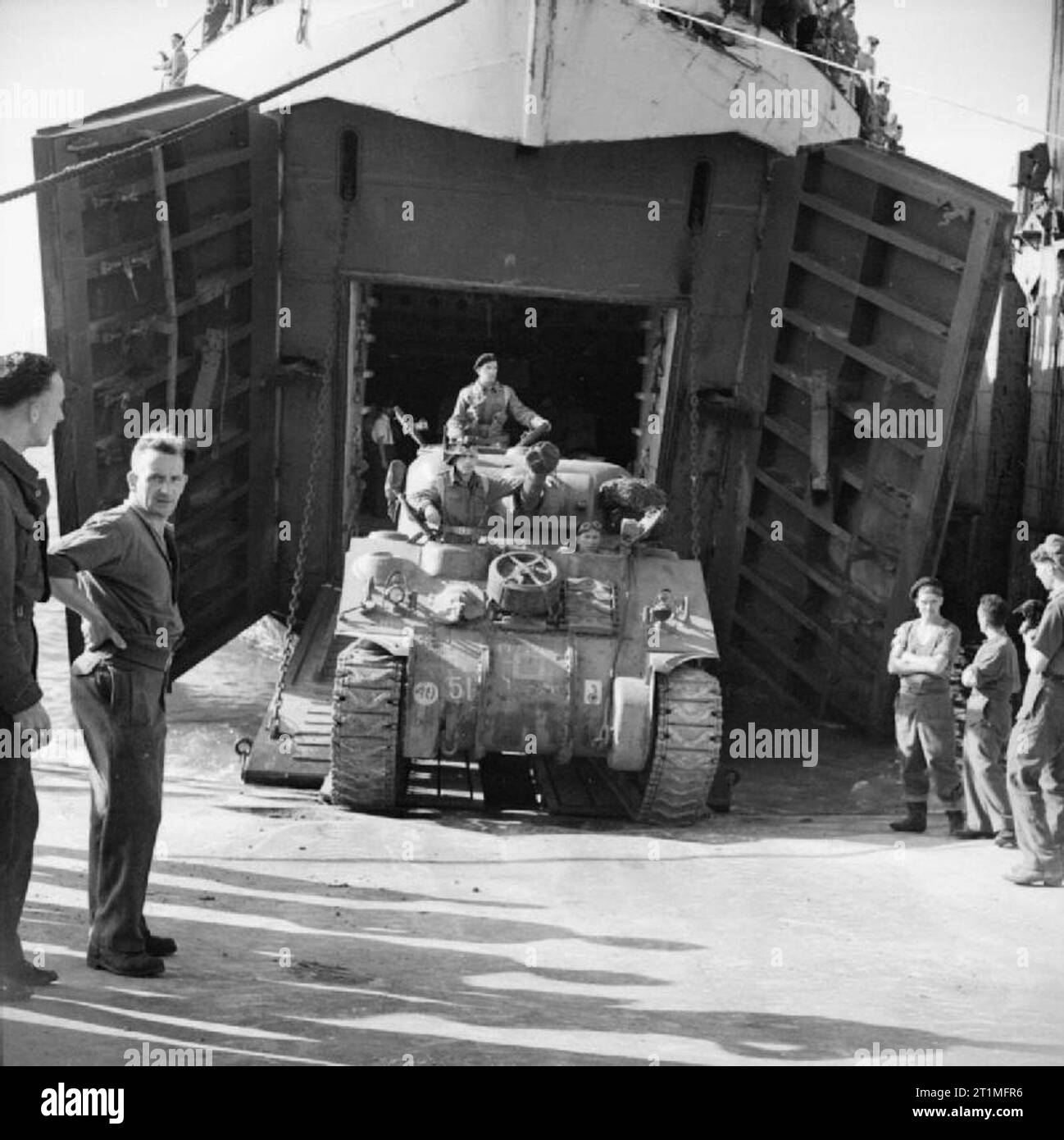 The Polish Army in Normandy 1944 Sherman tank of the 1st Polish ...