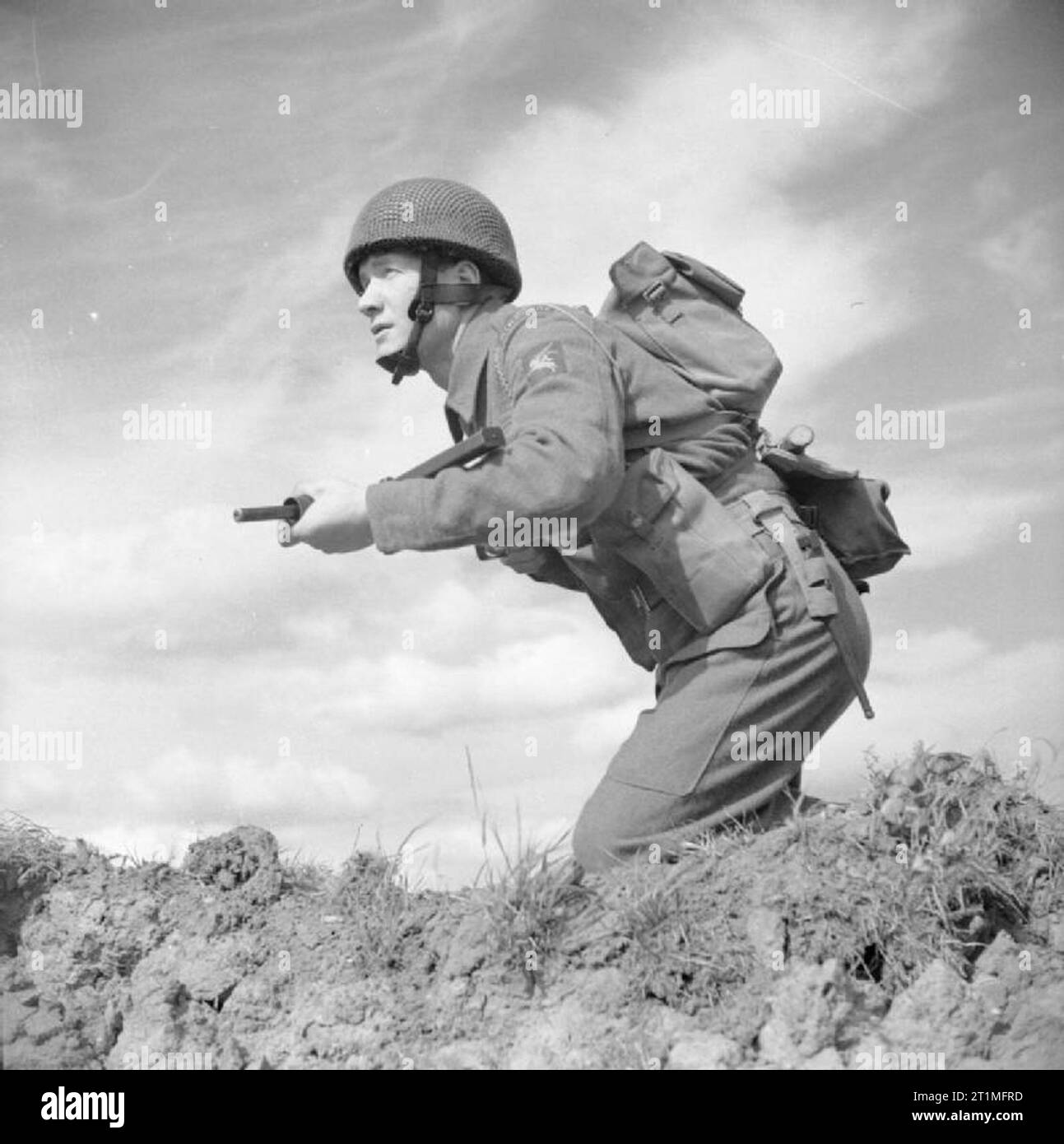 The Parachute Regiment in Training, Ringway, August 1942 A paratrooper ...