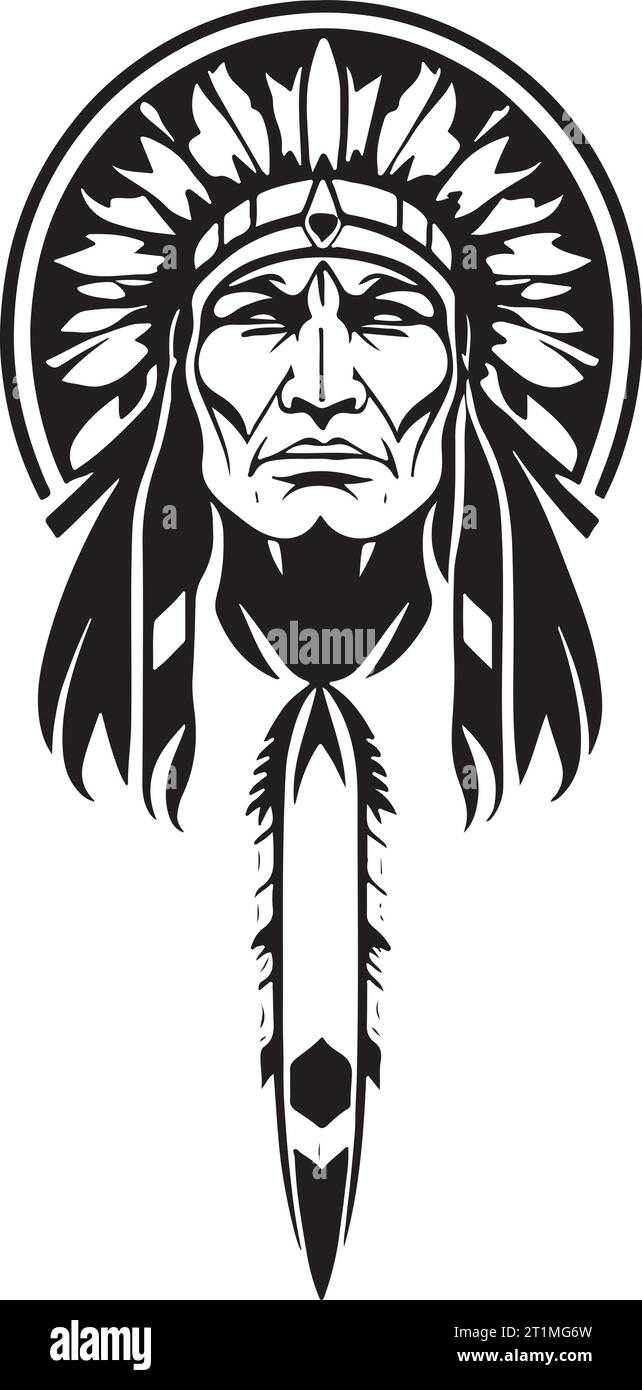 Awesome and lovely Native indians vector art Stock Vector Image & Art ...