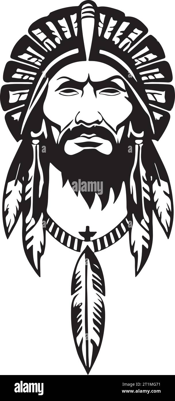 Wonderful lovely vector art Native indians draw Stock Vector Image ... Wonderful lovely vector art Native indians draw Stock Vector Image ...